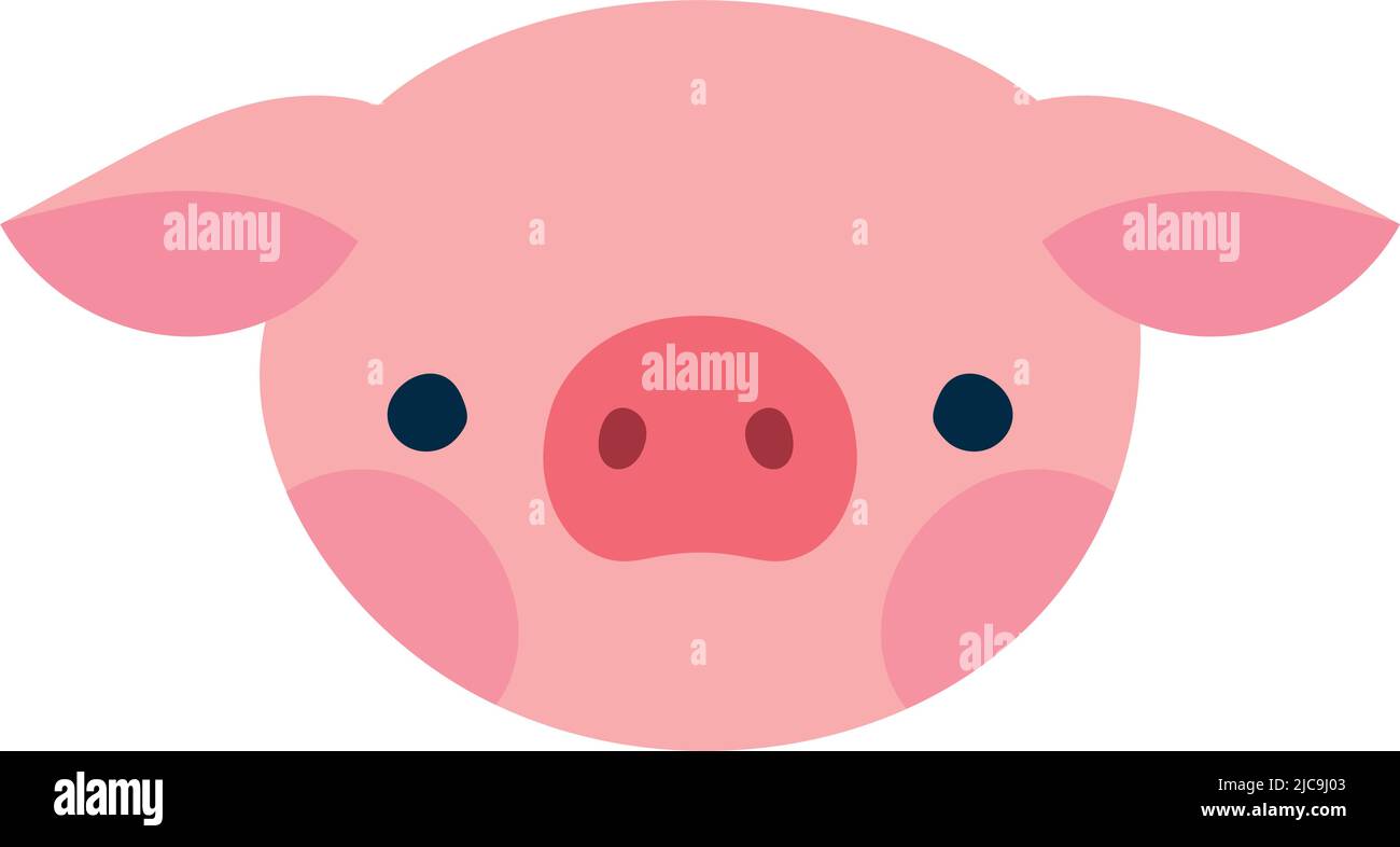 pig face design Stock Vector Image & Art - Alamy