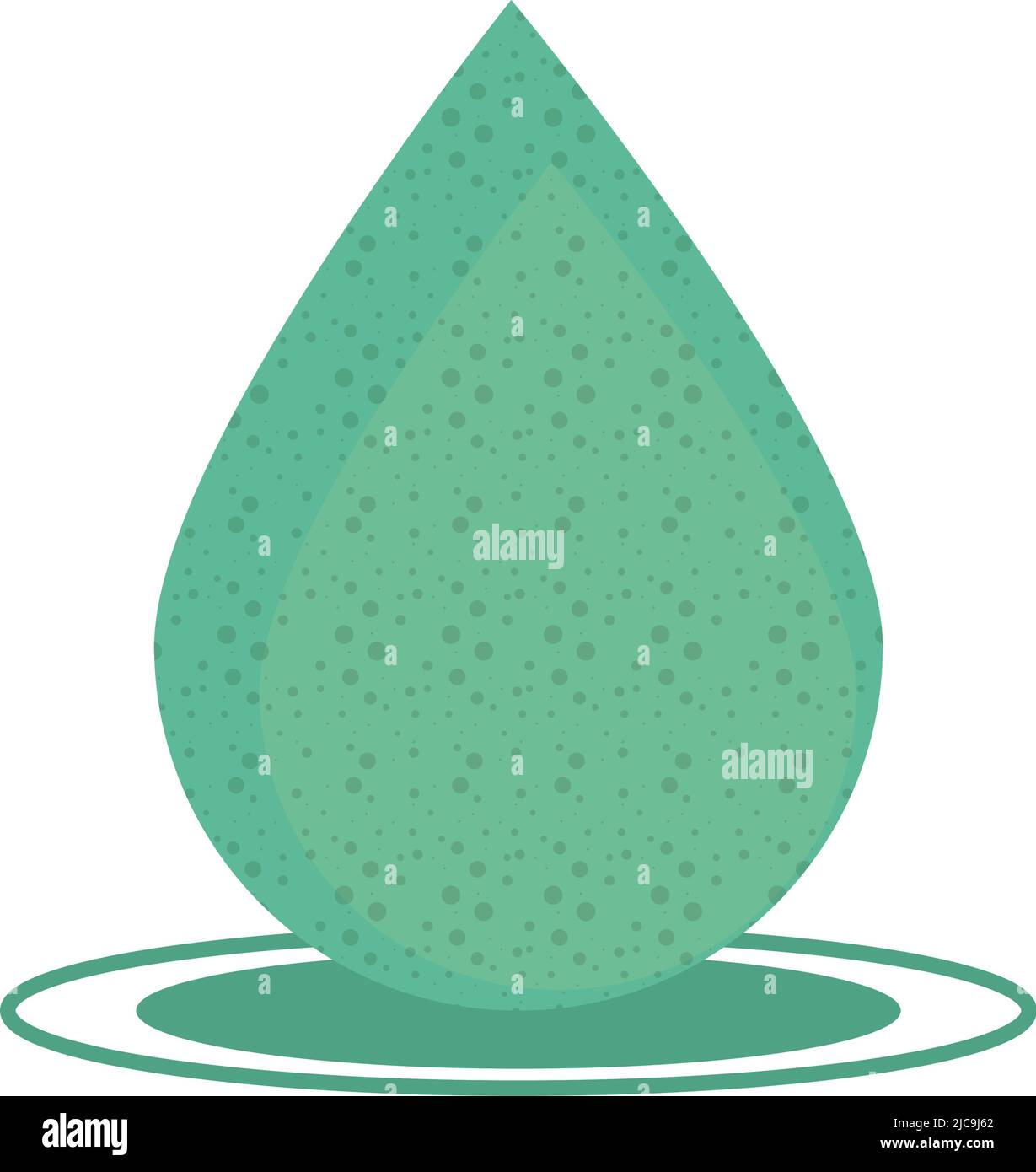 green water drop Stock Vector Image & Art - Alamy
