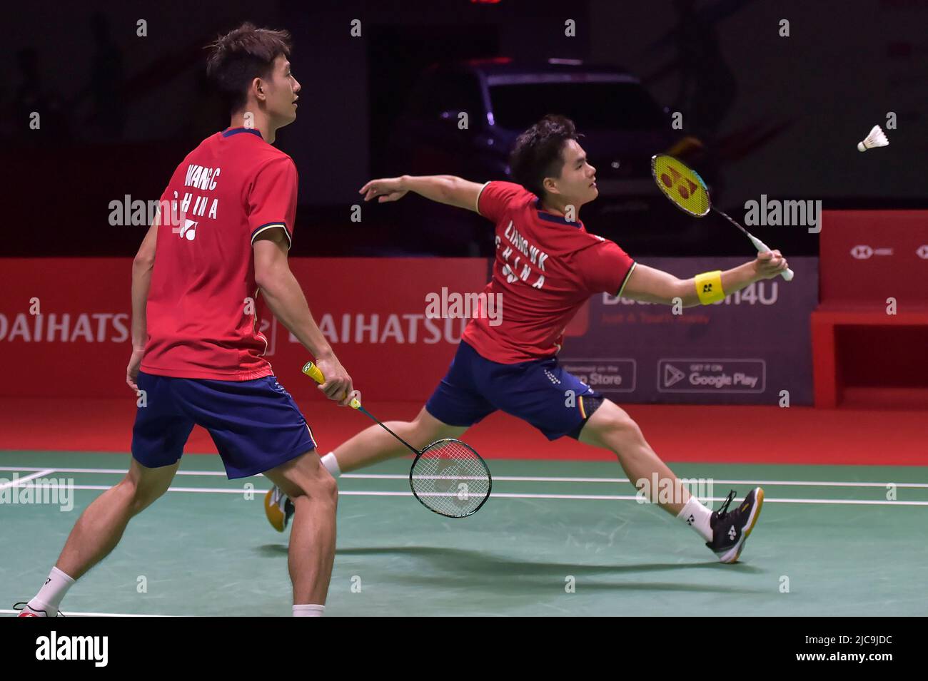 Jakarta, Indonesia. 11th June, 2022. Liang Weikeng (R)/Wang Chang of ...