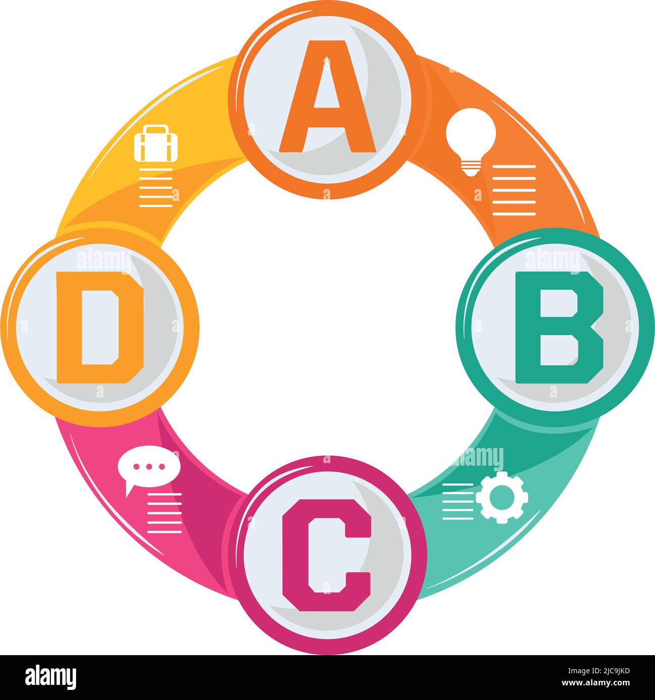 infographic process presentation Stock Vector Image & Art - Alamy