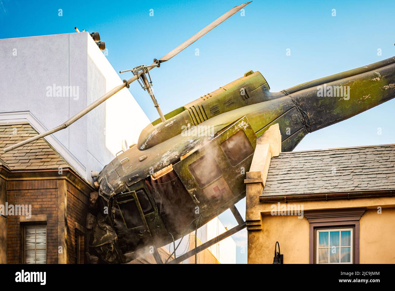 Destroyed helicopter hi-res stock photography and images - Alamy