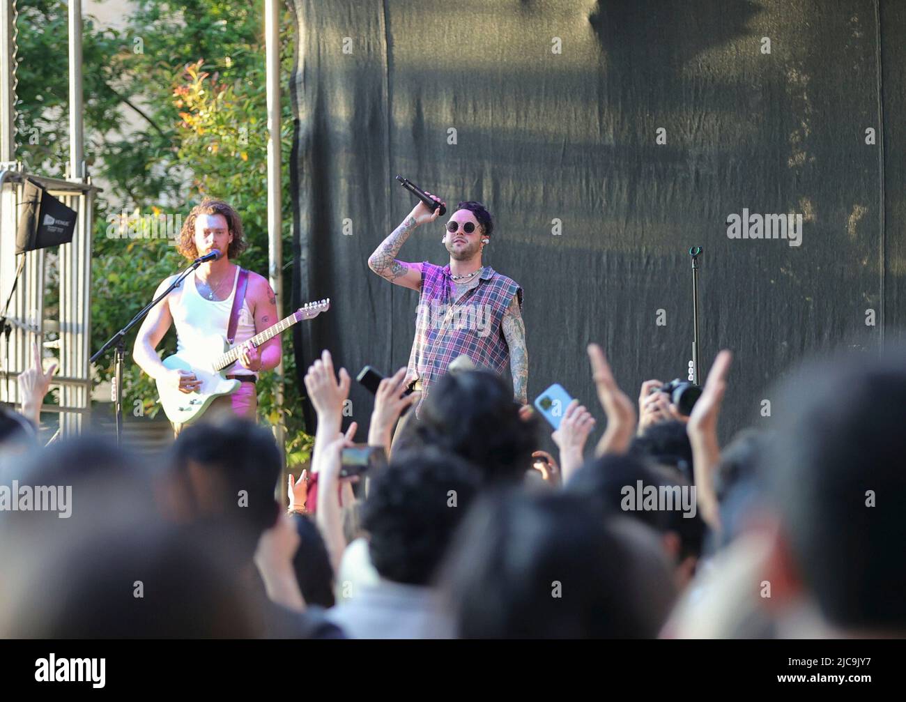 Hudson Yards, New York, USA, June 08, 2022 - Lovelytheband Plaid at the ...