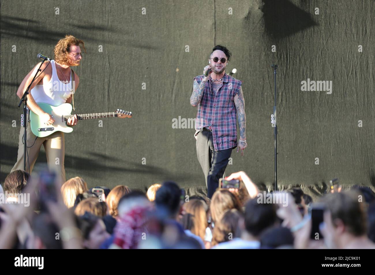 Hudson Yards, New York, USA, June 08, 2022 - Lovelytheband Plaid at the ...