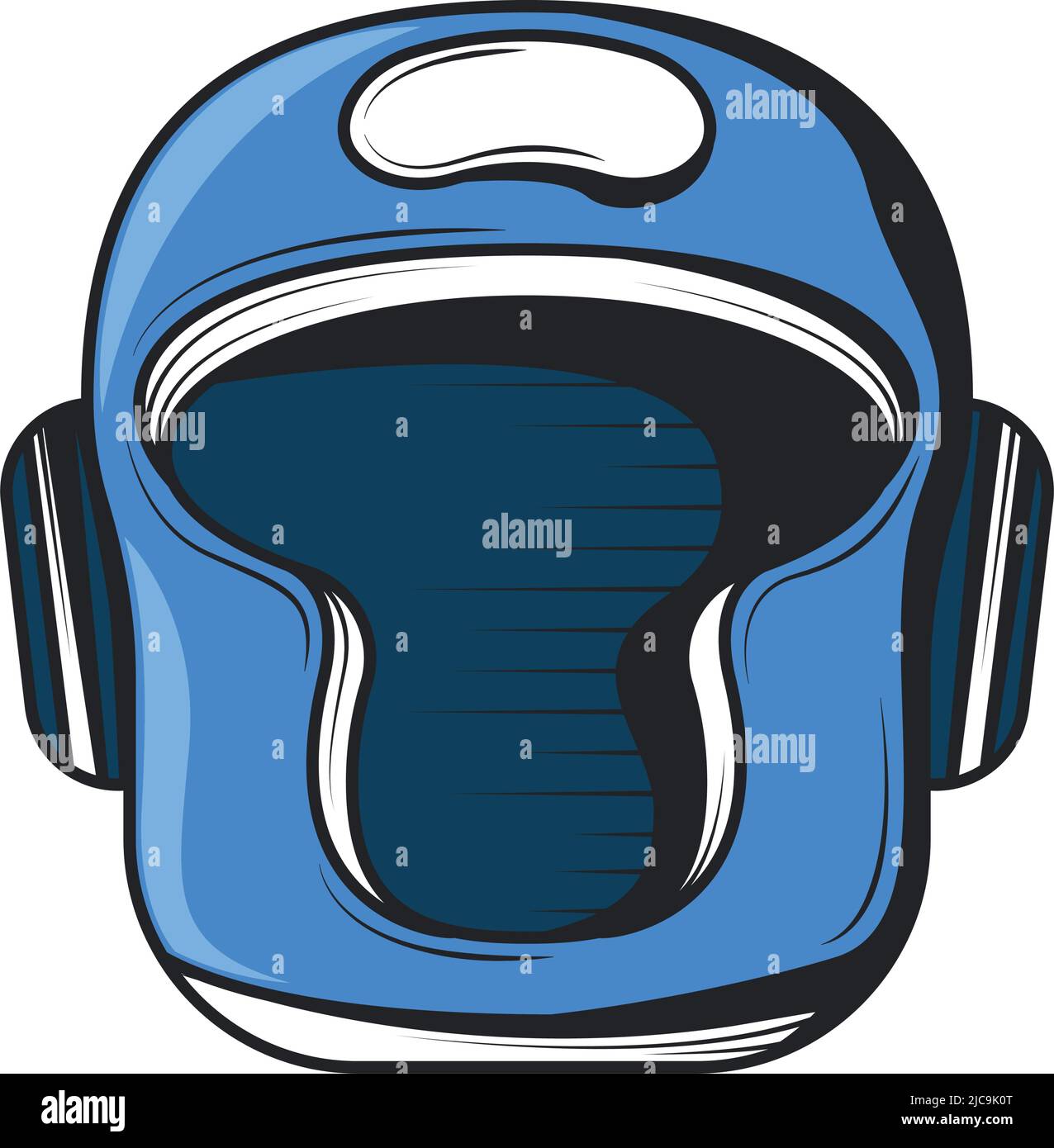 boxing helmet equipment Stock Vector Image & Art - Alamy
