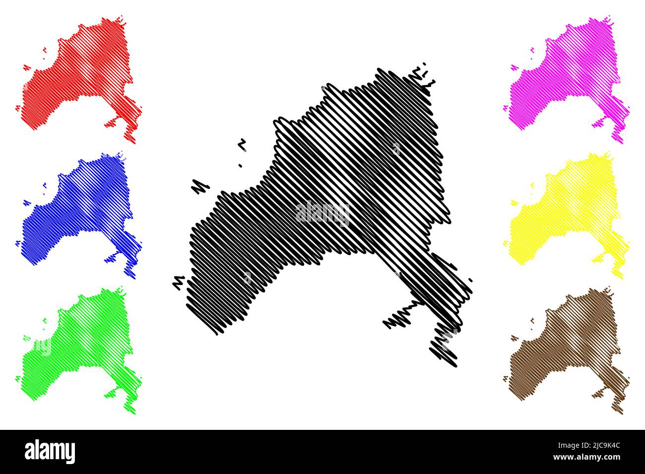 Elafonisos island (Peloponnese, Hellenic Republic, Greece, Greek island ...