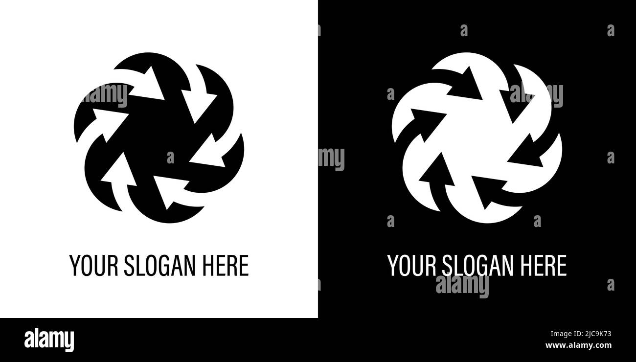 Concept logo geometry. Abstract logo design. Concept vector logo Stock ...