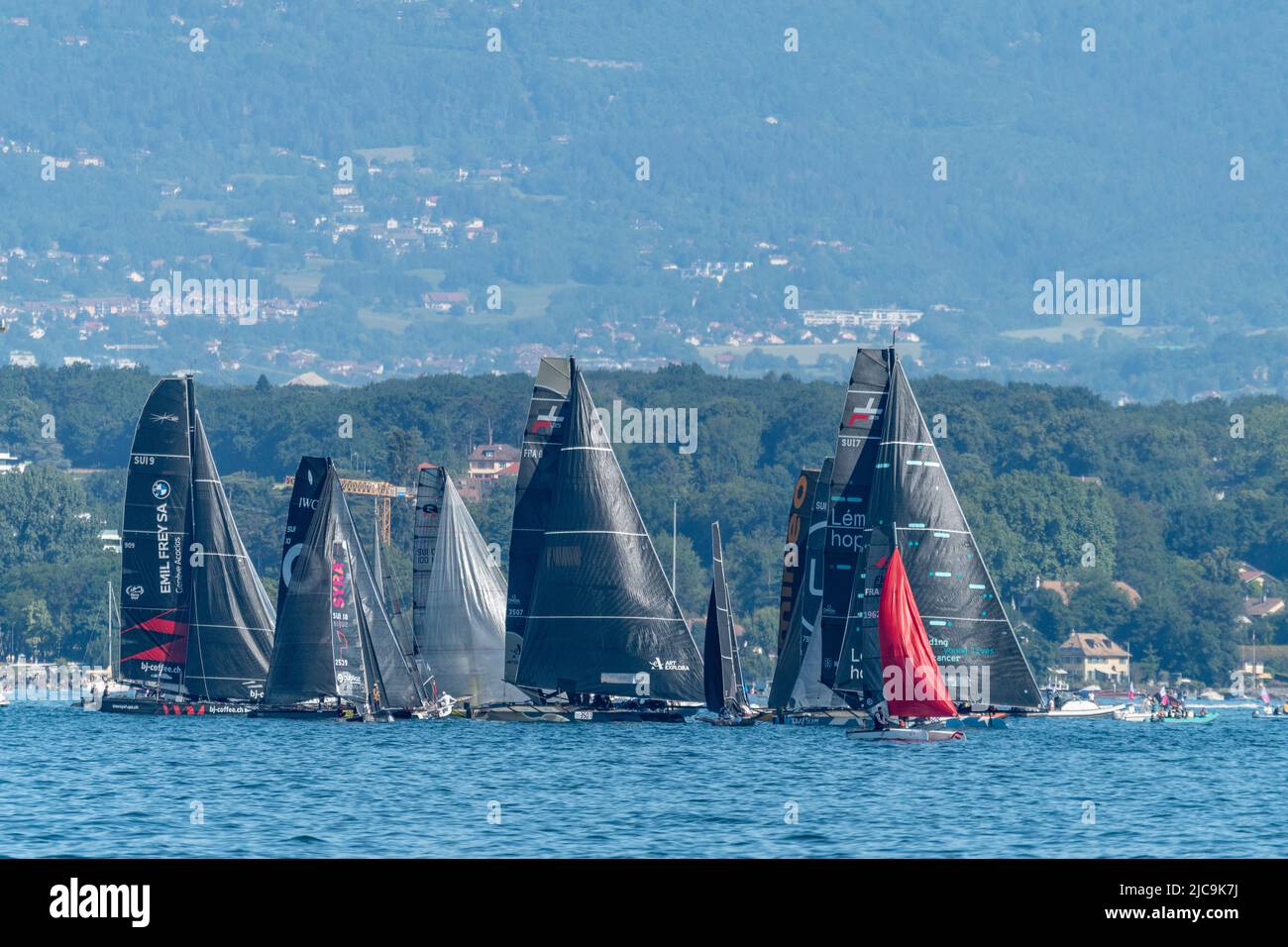 Geneva, Switzerland. 11th June, 2022. Several competitors are in action ...