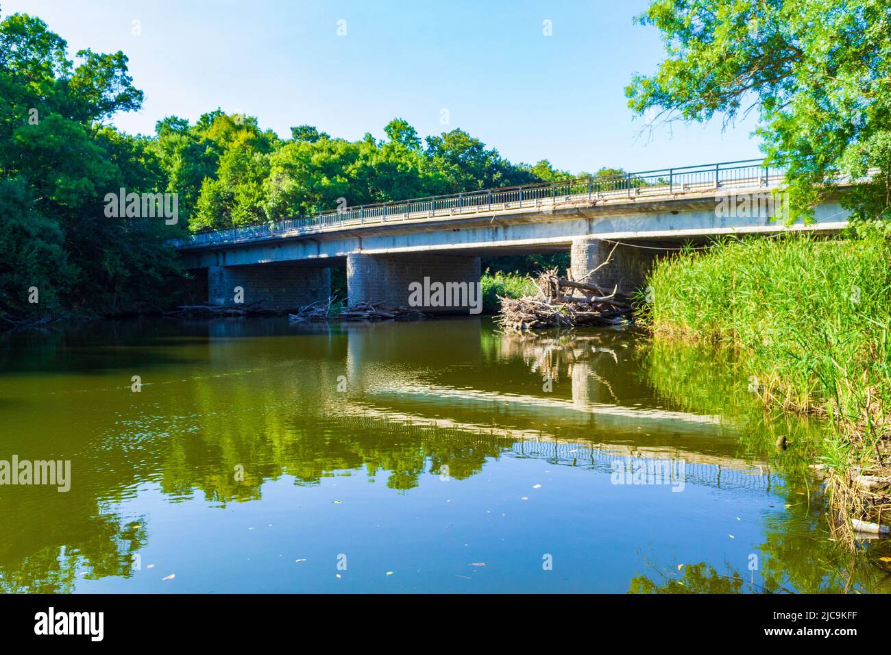 View of Ropotamo-a river in south-eastern Bulgaria.The lower section of ...