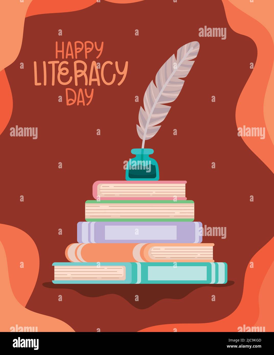 happy literacy day poster Stock Vector Image & Art - Alamy
