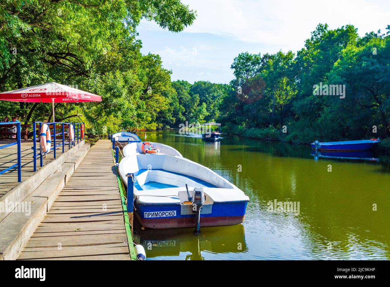 View of Ropotamo-a river in south-eastern Bulgaria.The lower section of ...