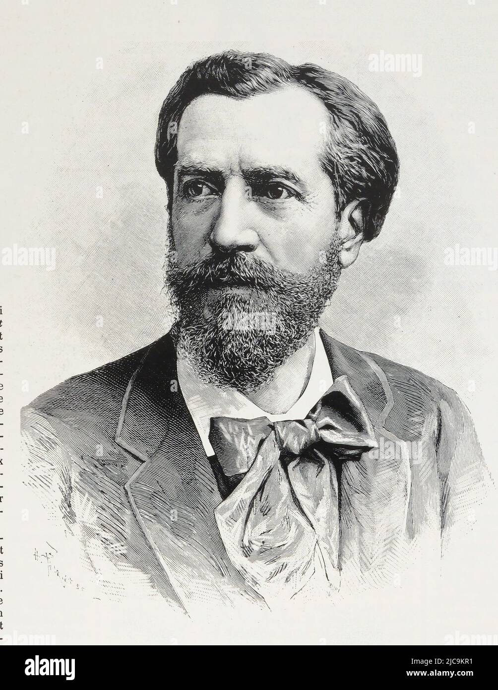 Eng translation : " BARTHOLDI AUTHOR OF THE STATUE OF “LIBERTY ...