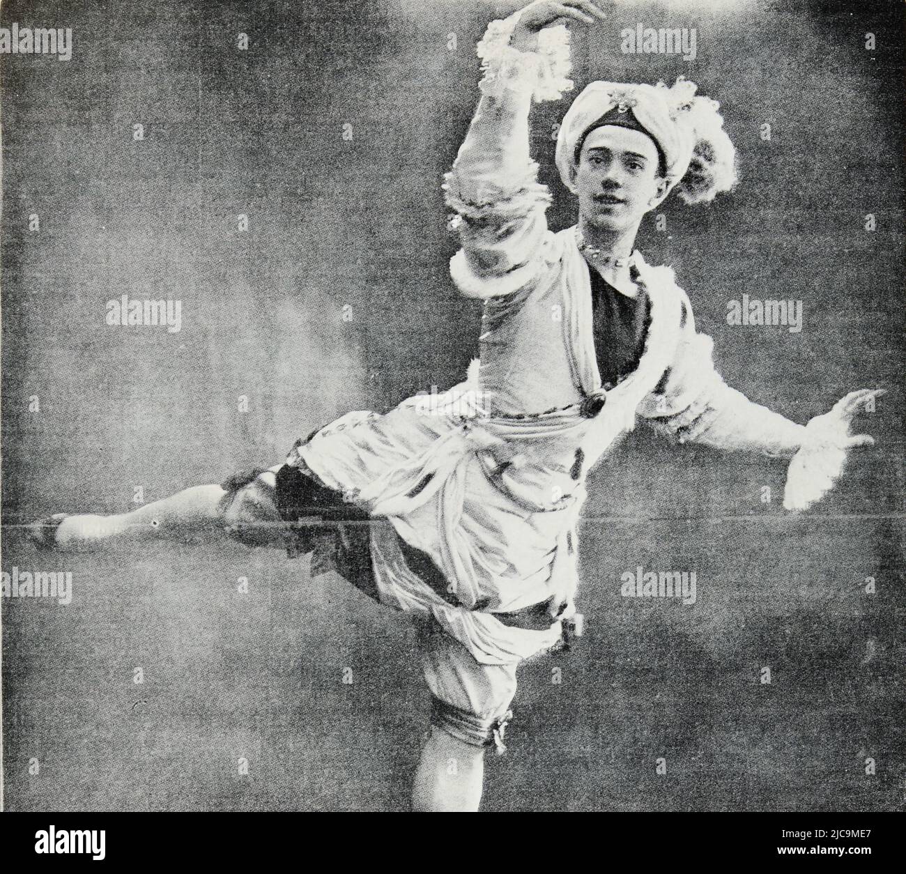 Eng translation : " WASLAW NIJINSKY, THE RUSSIAN VESTRIS A dancer who ...