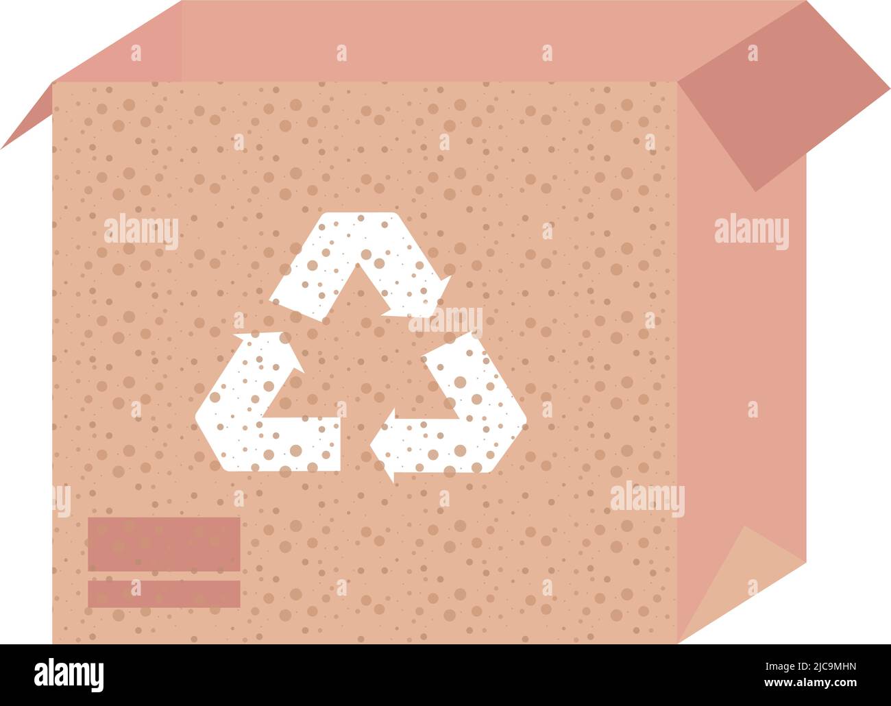 recycle cardboard box Stock Vector Image & Art - Alamy