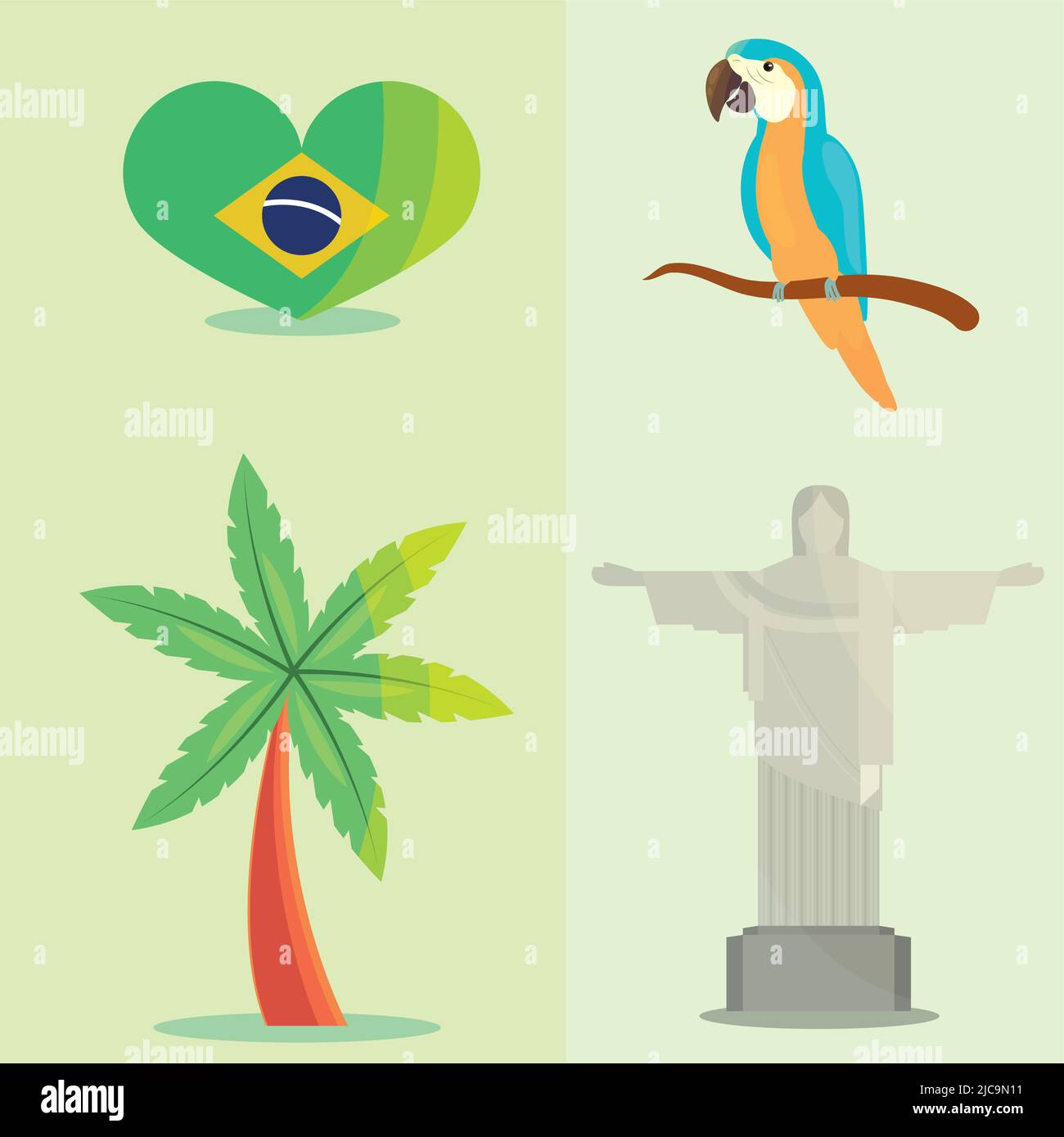 icons set brazil nation Stock Vector Image & Art - Alamy