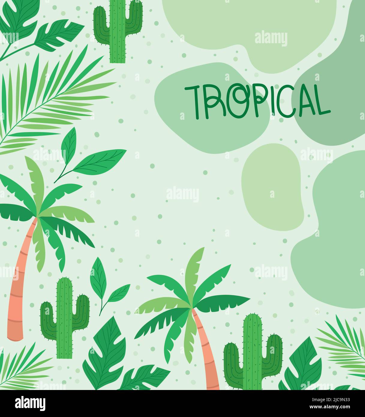 tropical trees nature Stock Vector Image & Art - Alamy