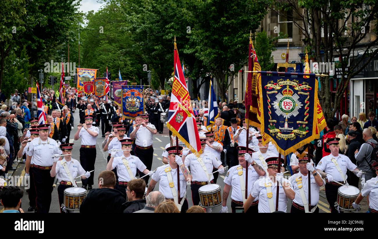 Edinburgh Scotland, UK June 11 2022. In one of the biggest parades in ...