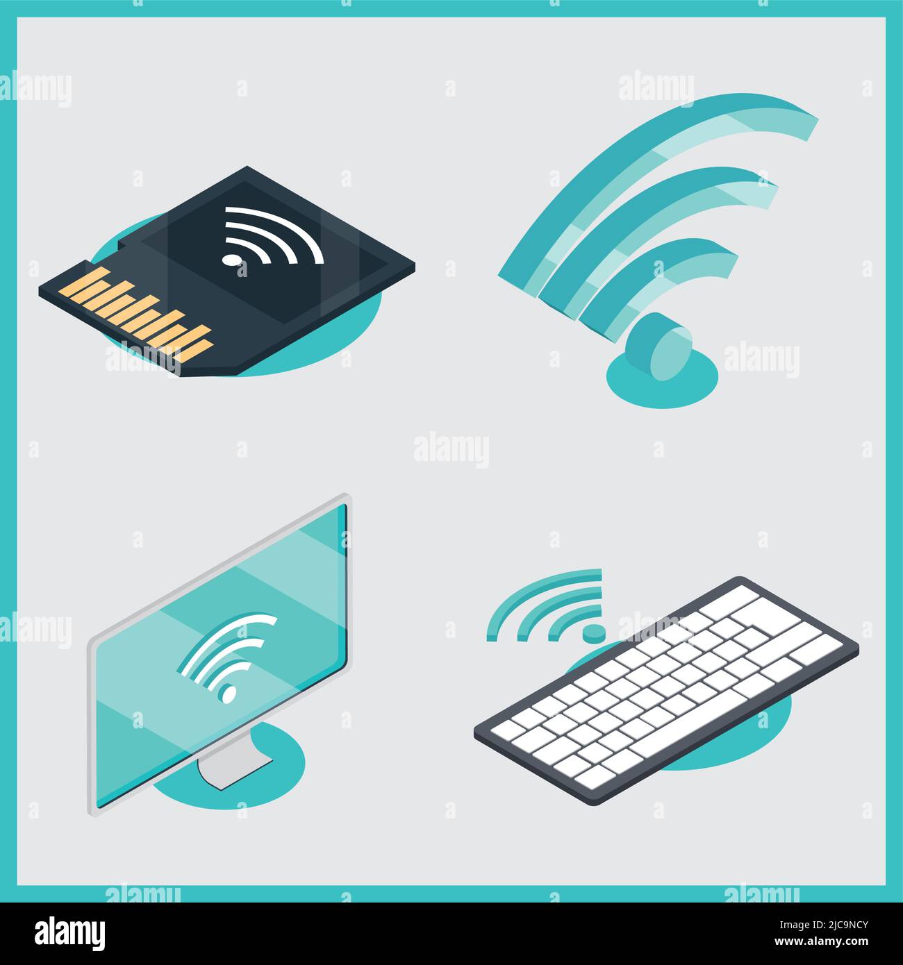 internet wifi technology Stock Vector Image & Art - Alamy