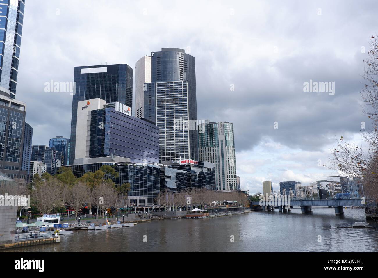 Melbourne, Australia - 2 June 2022: A picture of Eureka Tower, the ...