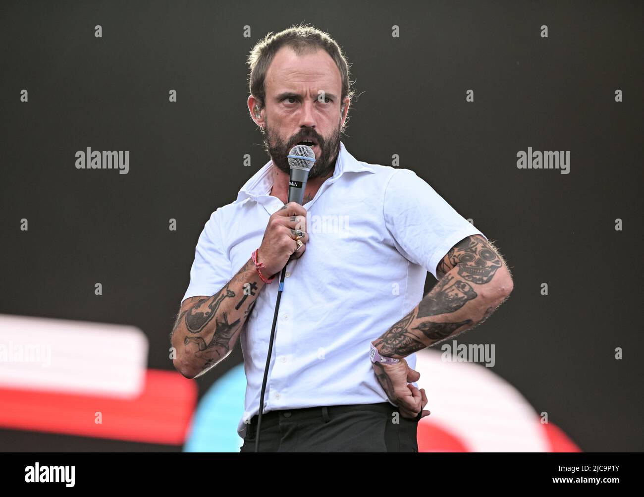 Berlin, Germany. 11th June, 2022. Singer Joe Talbot of the British band ...