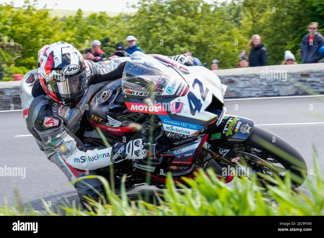 Douglas, Isle Of Man. 11th June, 2022. Raul Torras Martinez (1000 Honda ...