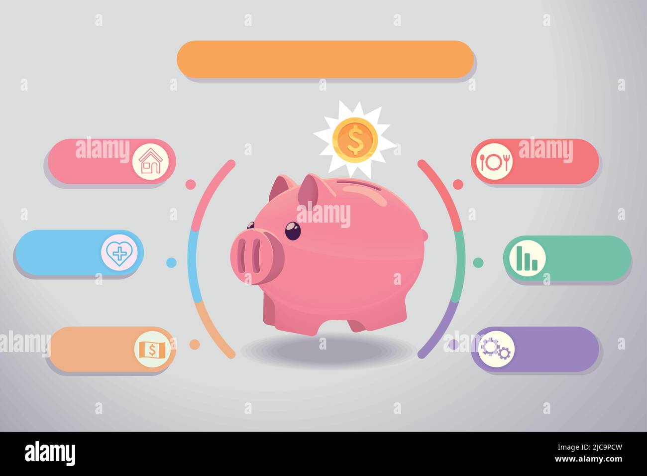 saving money infographic Stock Vector Image & Art - Alamy
