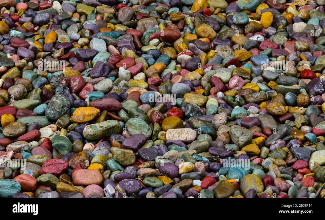 Multicolor pebbles hi-res stock photography and images - Alamy