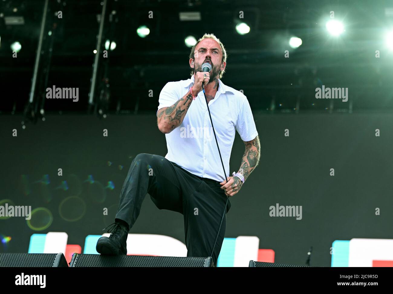 Berlin, Germany. 11th June, 2022. Singer Joe Talbot of the British band ...