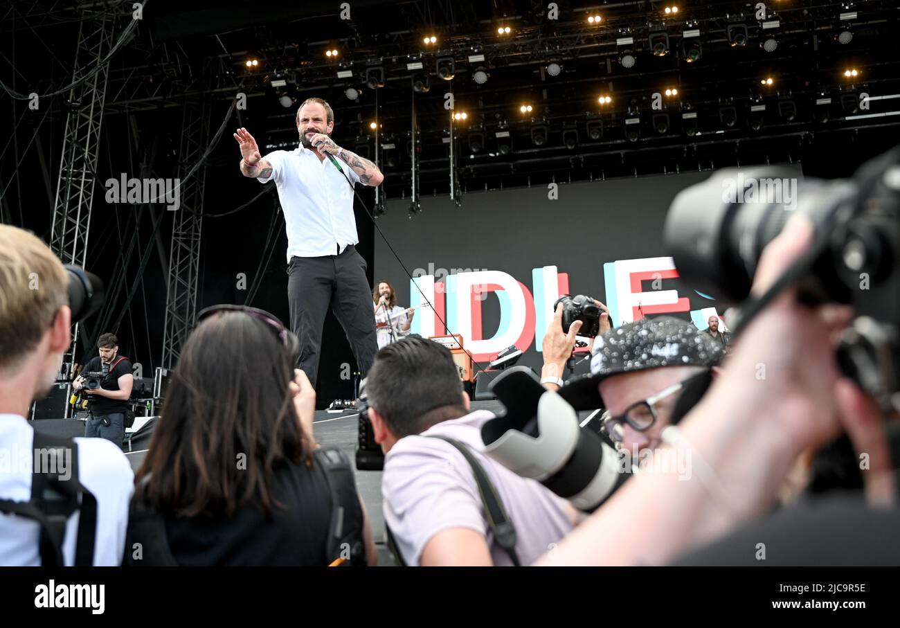 Berlin, Germany. 11th June, 2022. Singer Joe Talbot of the British band ...