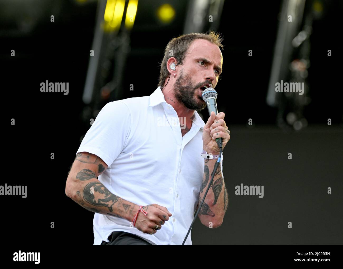 Berlin, Germany. 11th June, 2022. Singer Joe Talbot of the British band ...