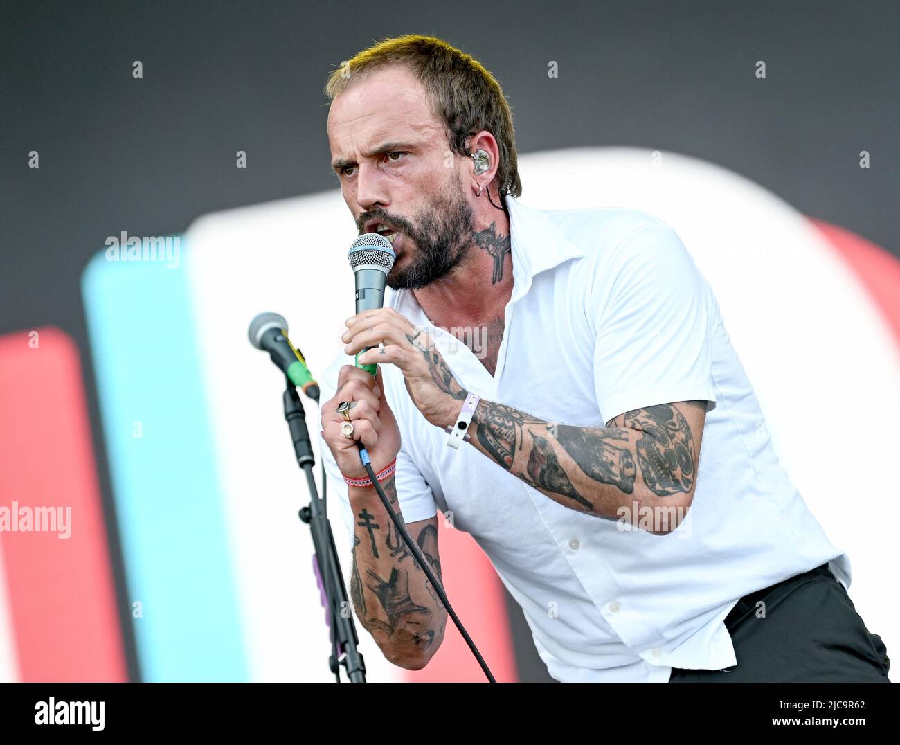 Berlin, Germany. 11th June, 2022. Singer Joe Talbot of the British band ...