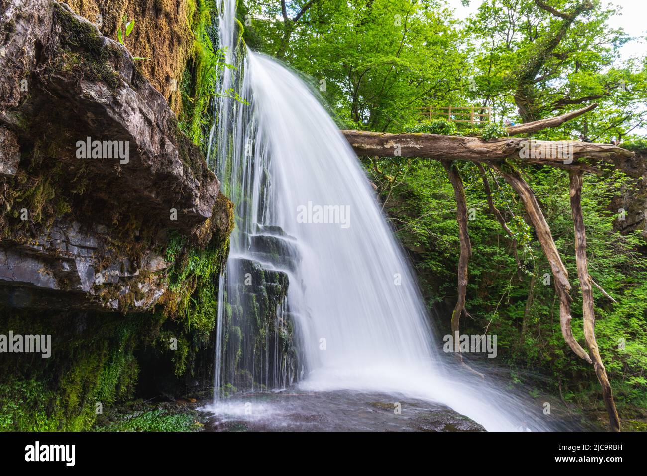 Waterfalls in the National Park in England Brecon Beacons 2022 Stock ...