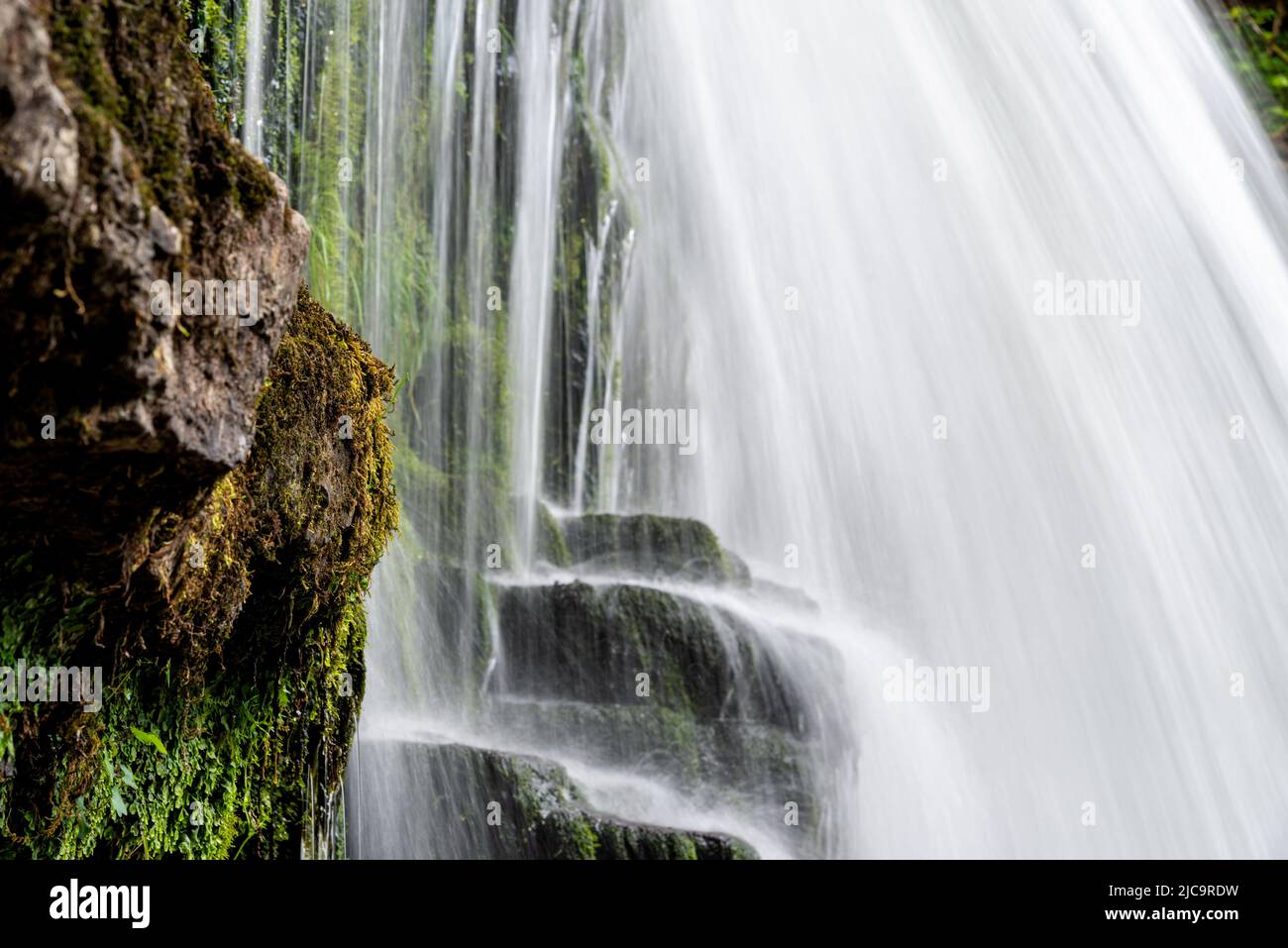 Waterfalls in the National Park in England Brecon Beacons 2022 Stock ...