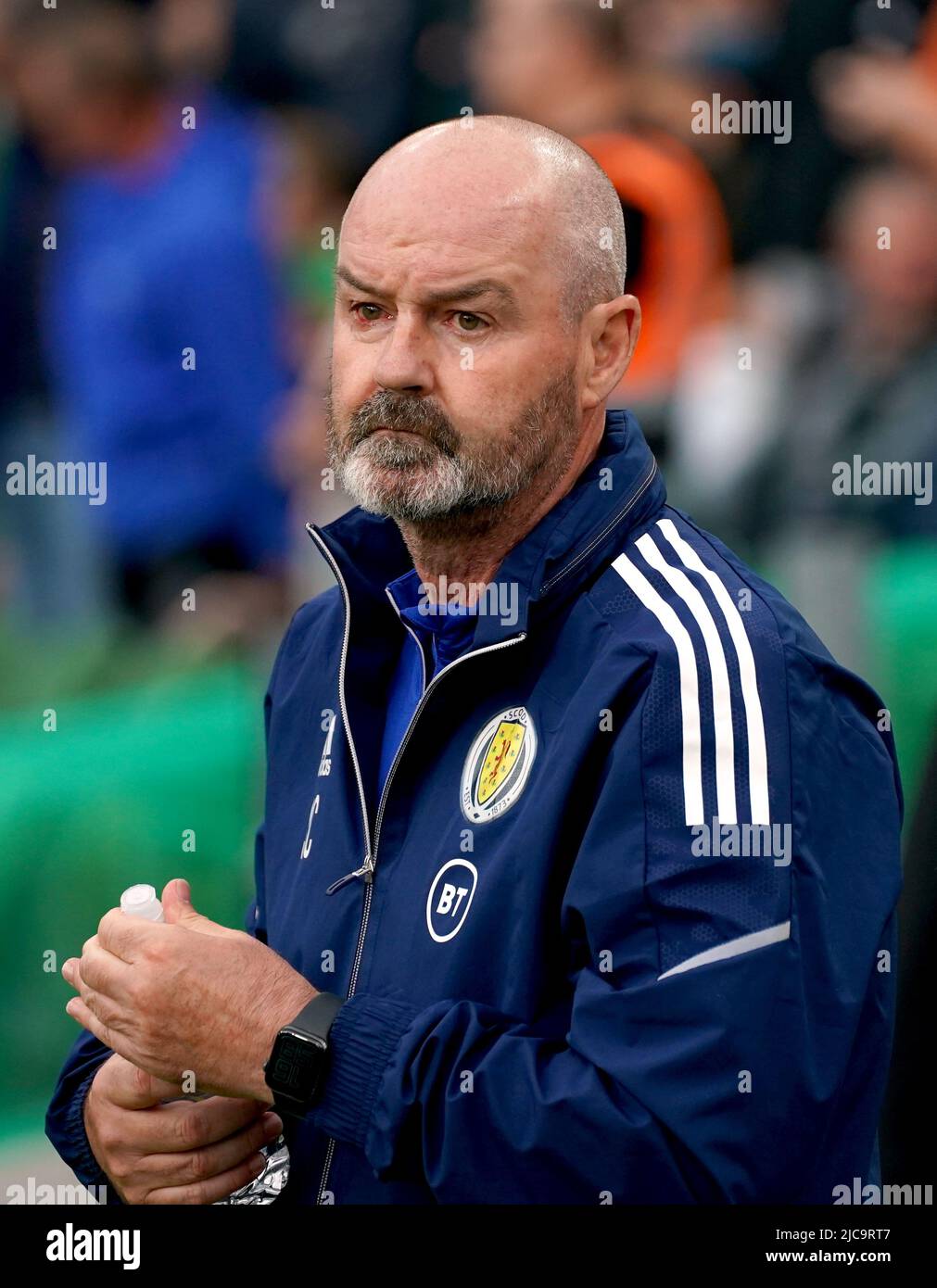 Scotland's manager Steve Clarke during the UEFA Nations League match at ...