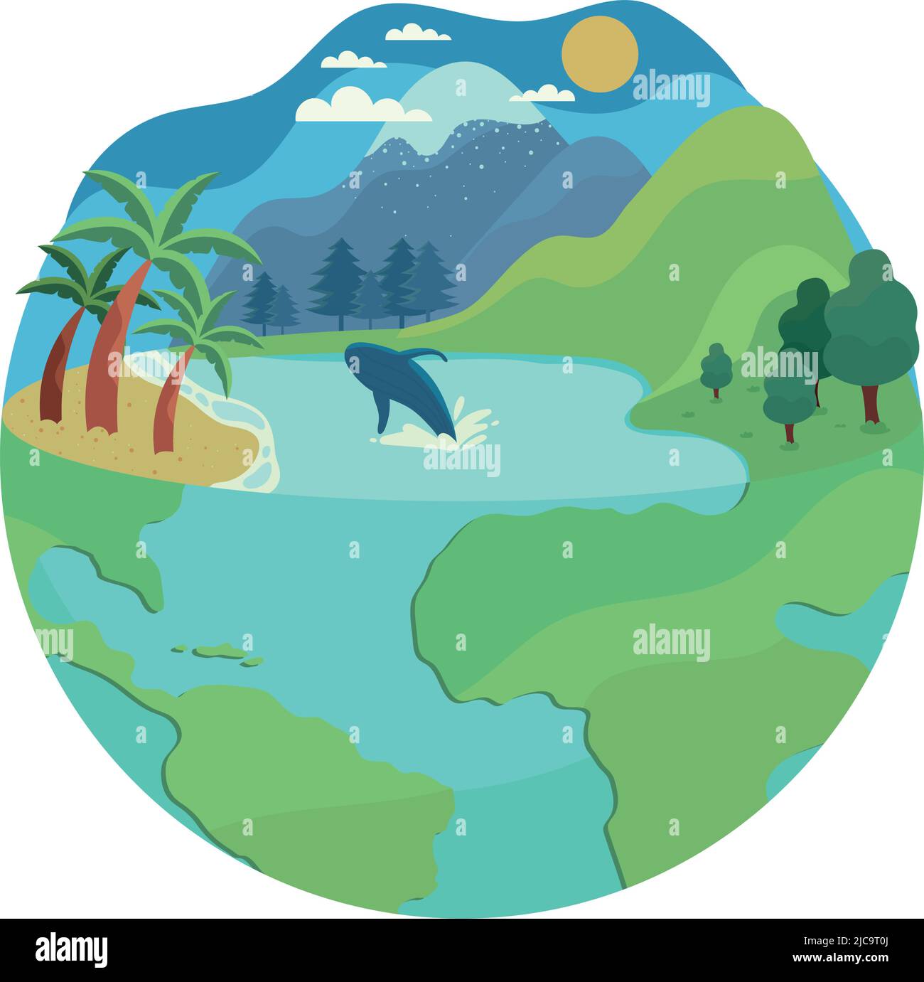 earth map ecology Stock Vector Image & Art - Alamy
