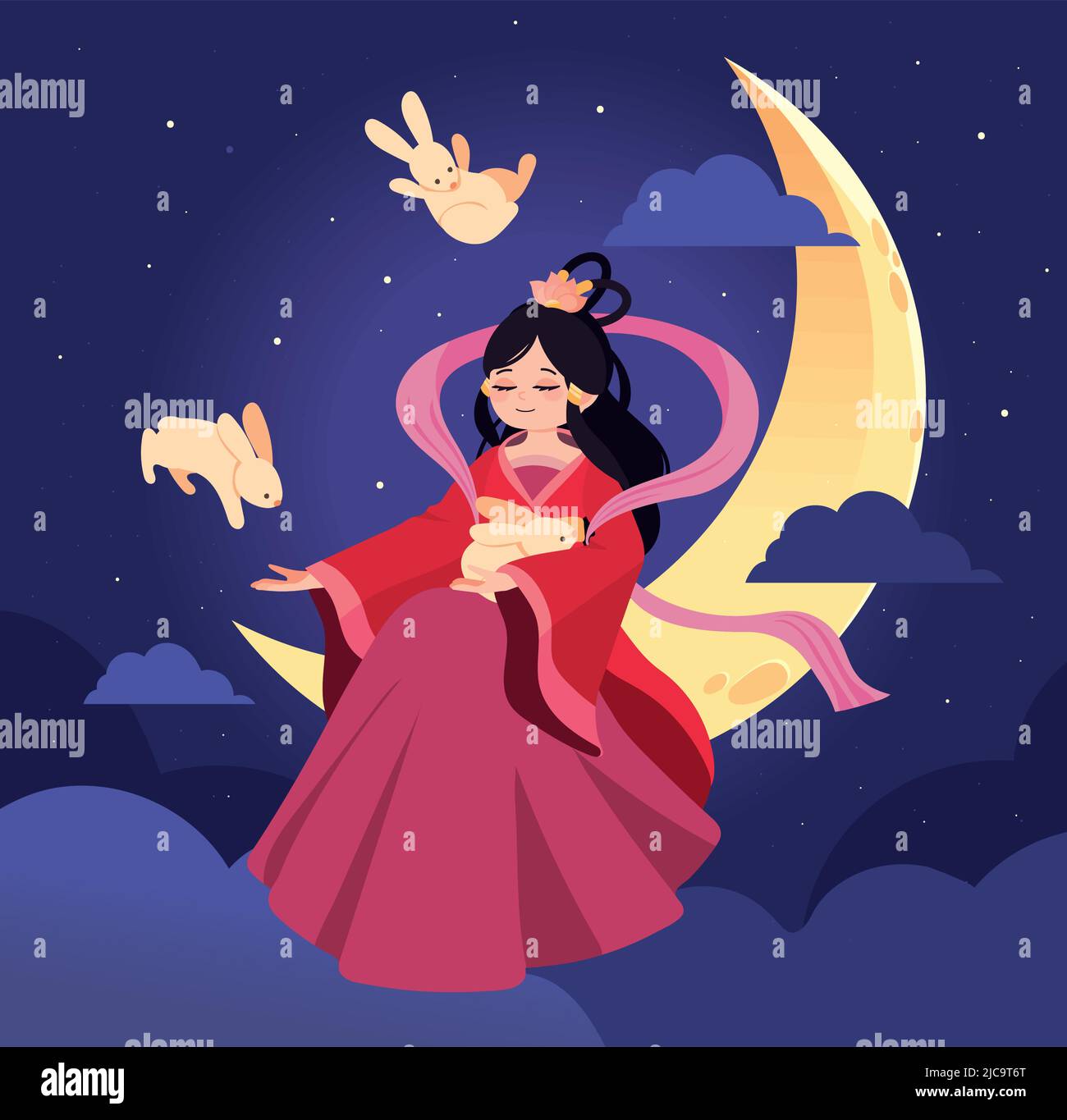 chinese moon festival celebration Stock Vector Image & Art - Alamy