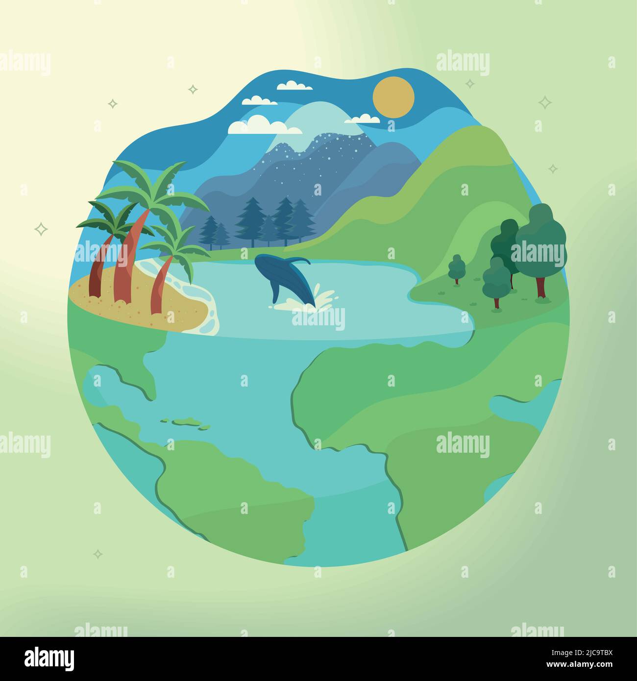 earth environment concept Stock Vector Image & Art - Alamy