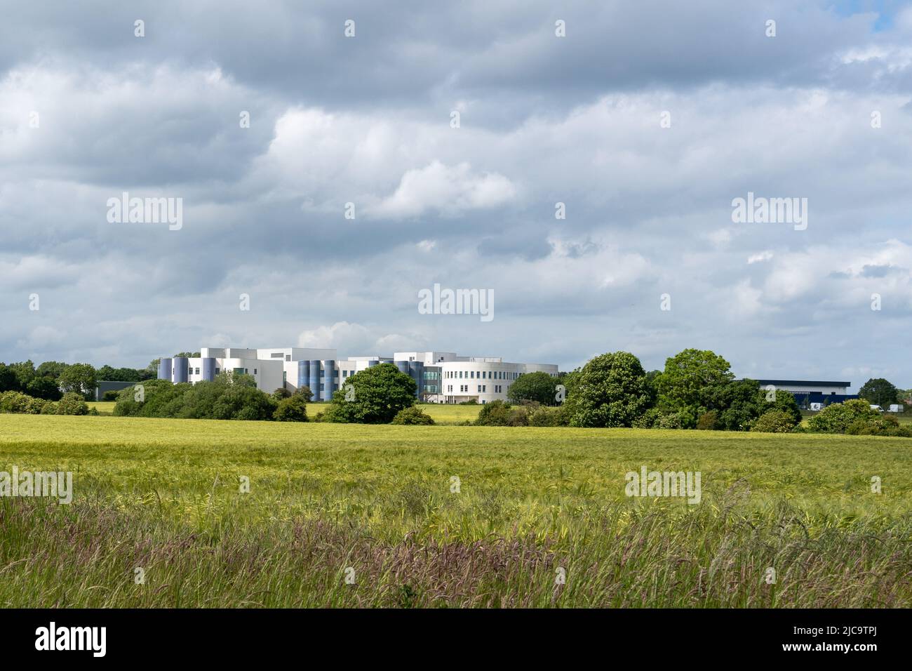 Northumbria Specialist Emergency Care Hospital, as seen over nearby ...