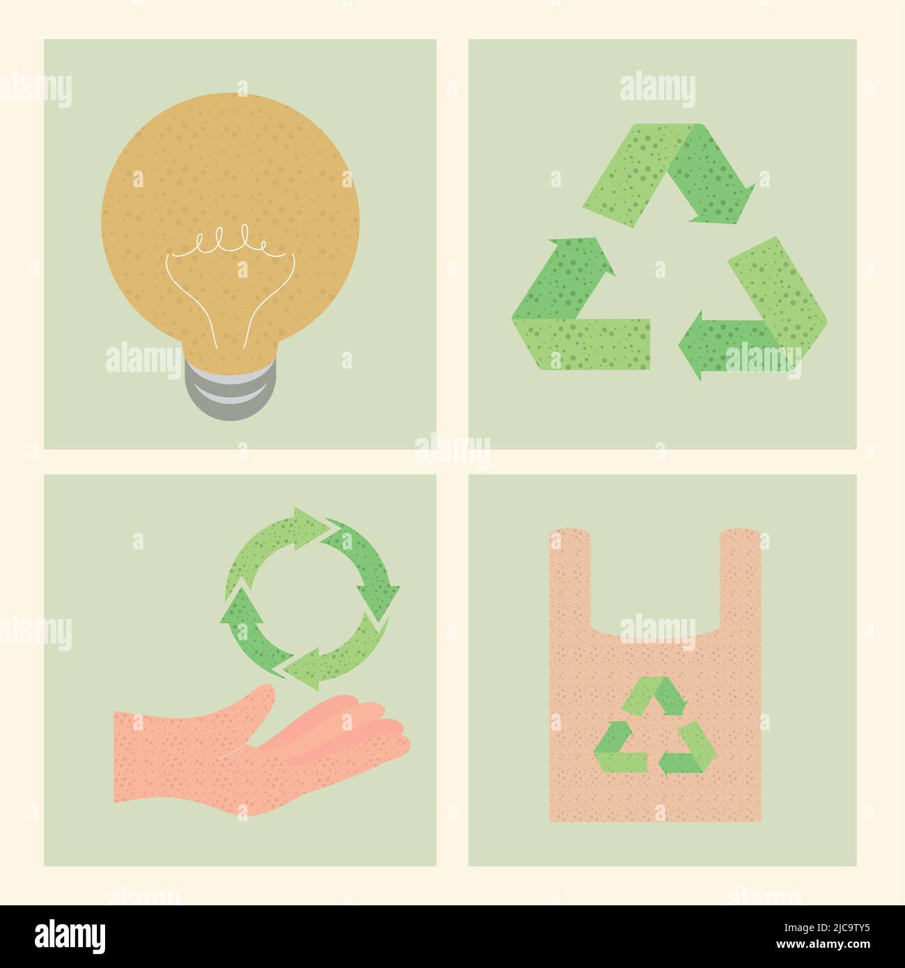 set of recycle Stock Vector Image & Art - Alamy