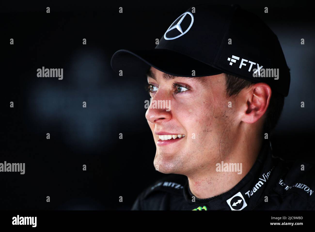Baku, Azerbaijan. 11th June, 2022. George Russell (GBR) Mercedes AMG F1 ...