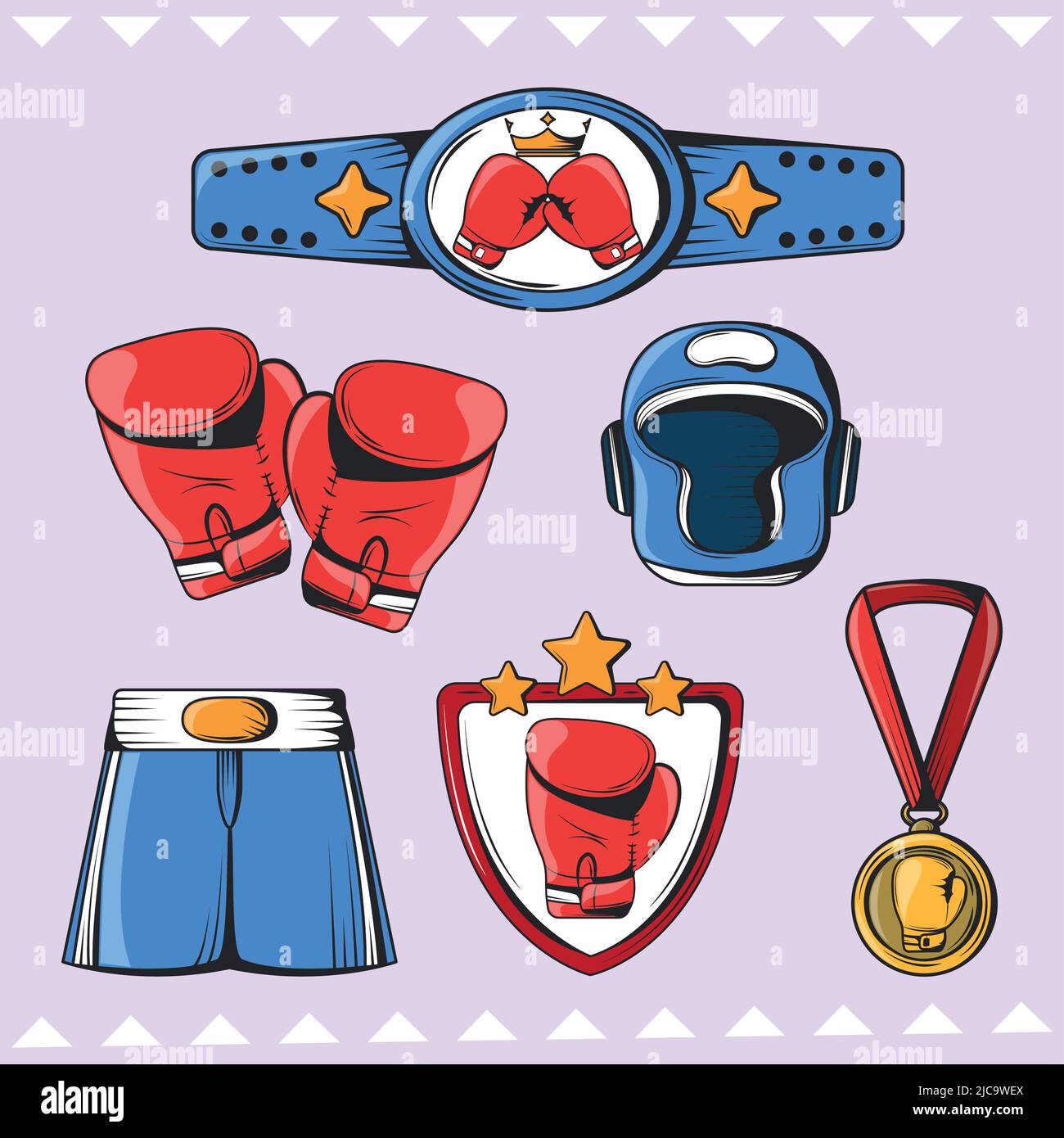 icons boxing sport Stock Vector Image & Art - Alamy