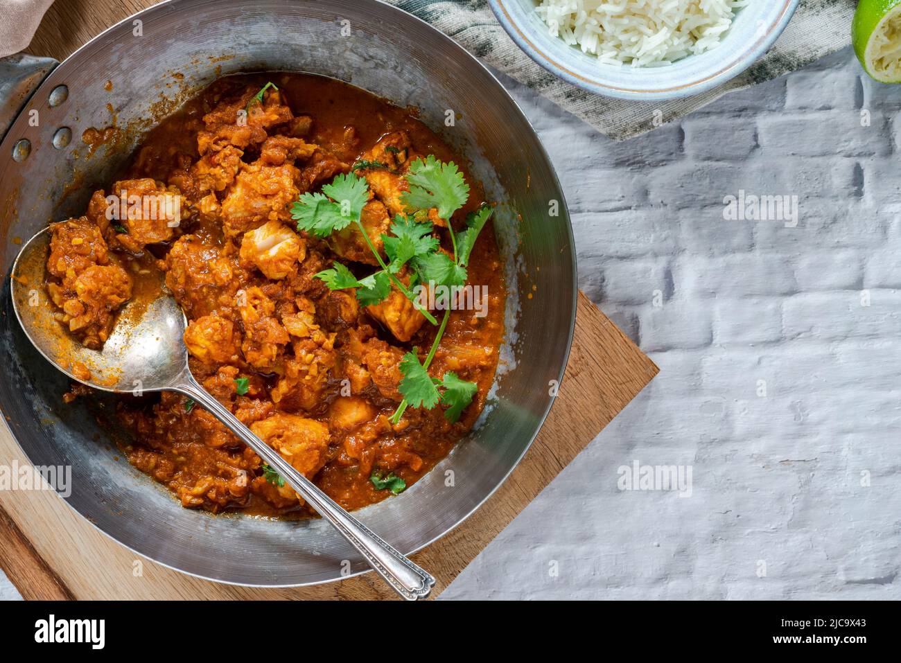 Parsi fish patia with rice - delicious curry from the Parsi community ...