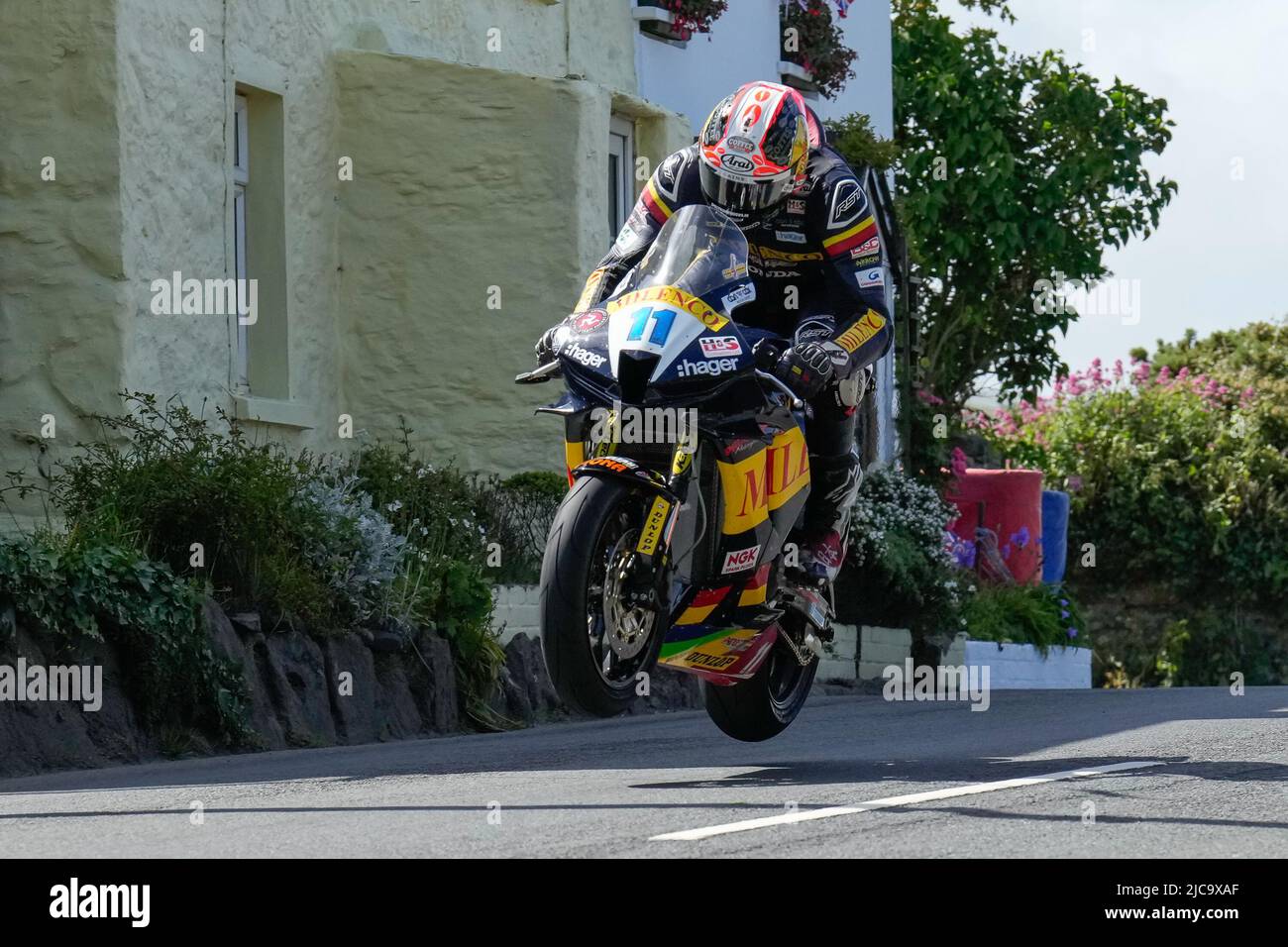 Douglas, Isle Of Man. 10th June, 2022. Conor Cummins (600 Honda ...