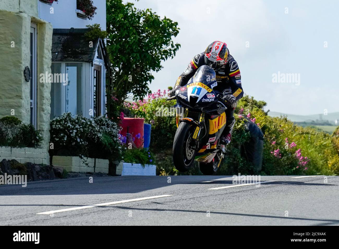 Douglas, Isle Of Man. 10th June, 2022. Conor Cummins (600 Honda ...