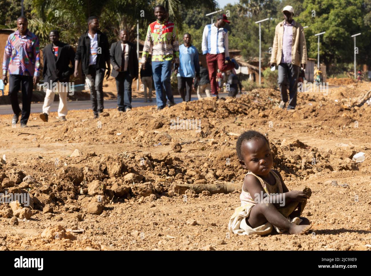 Illustration picture taken during a visit to Katanga village near ...