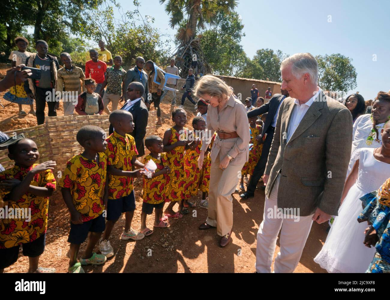 DRC Congo fifth day Queen Mathilde of Belgium and King Philippe - Filip ...