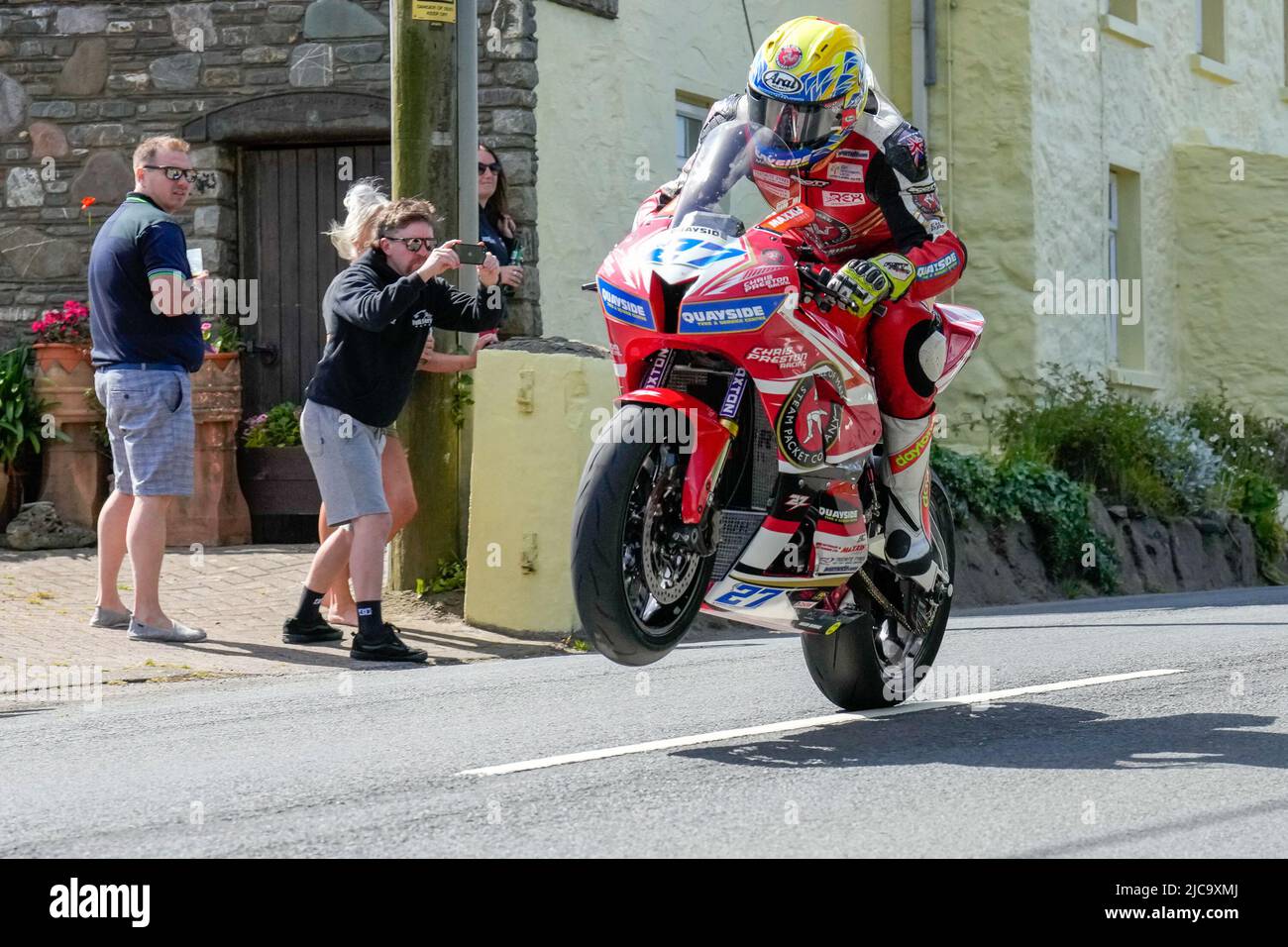 Douglas, Isle Of Man. 10th June, 2022. Nathan Harrison (600 Honda ...