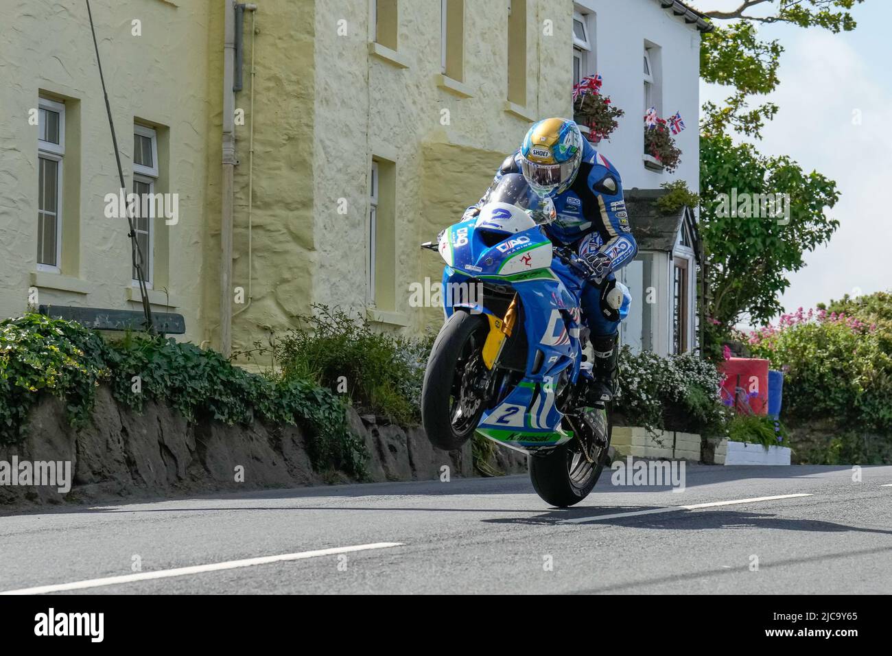 Douglas, Isle Of Man. 10th June, 2022. Dean Harrison (600 Kawasaki ...