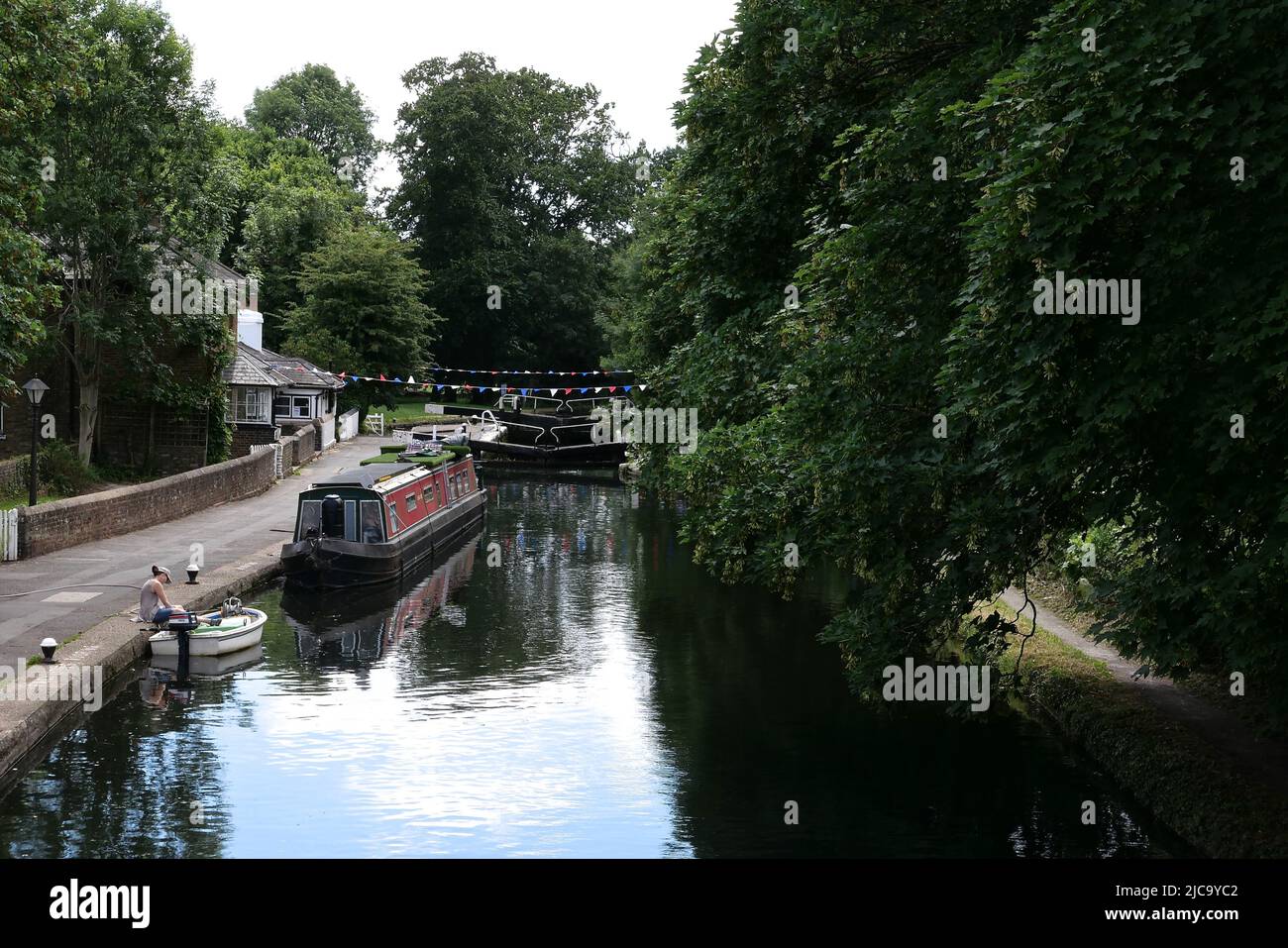 Situated between the River Colne and Frays River, Little Britain Lake ...