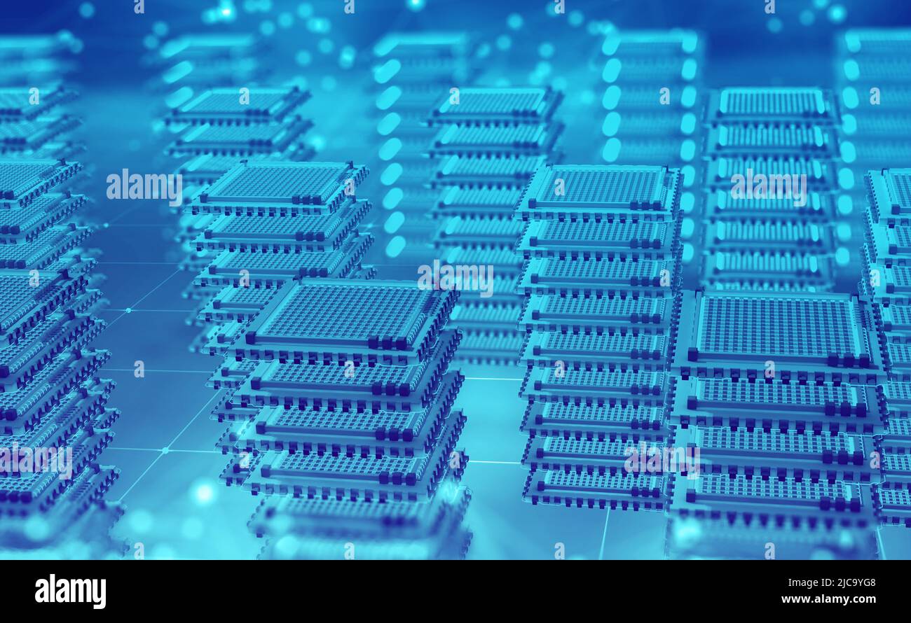 Futuristic data center 3D illustration. Big data collection and privacy ... Futuristic data center 3D illustration. Big data collection and privacy ...