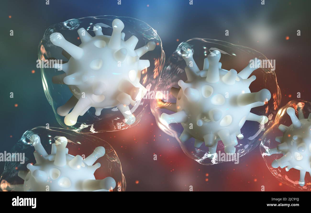 Microbial colony. Virus in living cells. Reproduction of microorganisms ...
